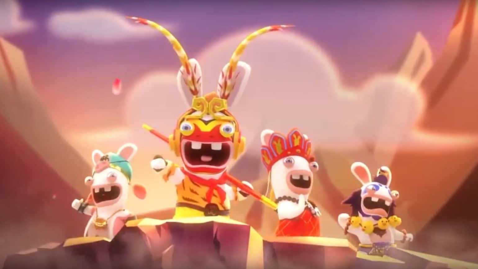 Les Lapins Crétins vs. Le Roi Singe