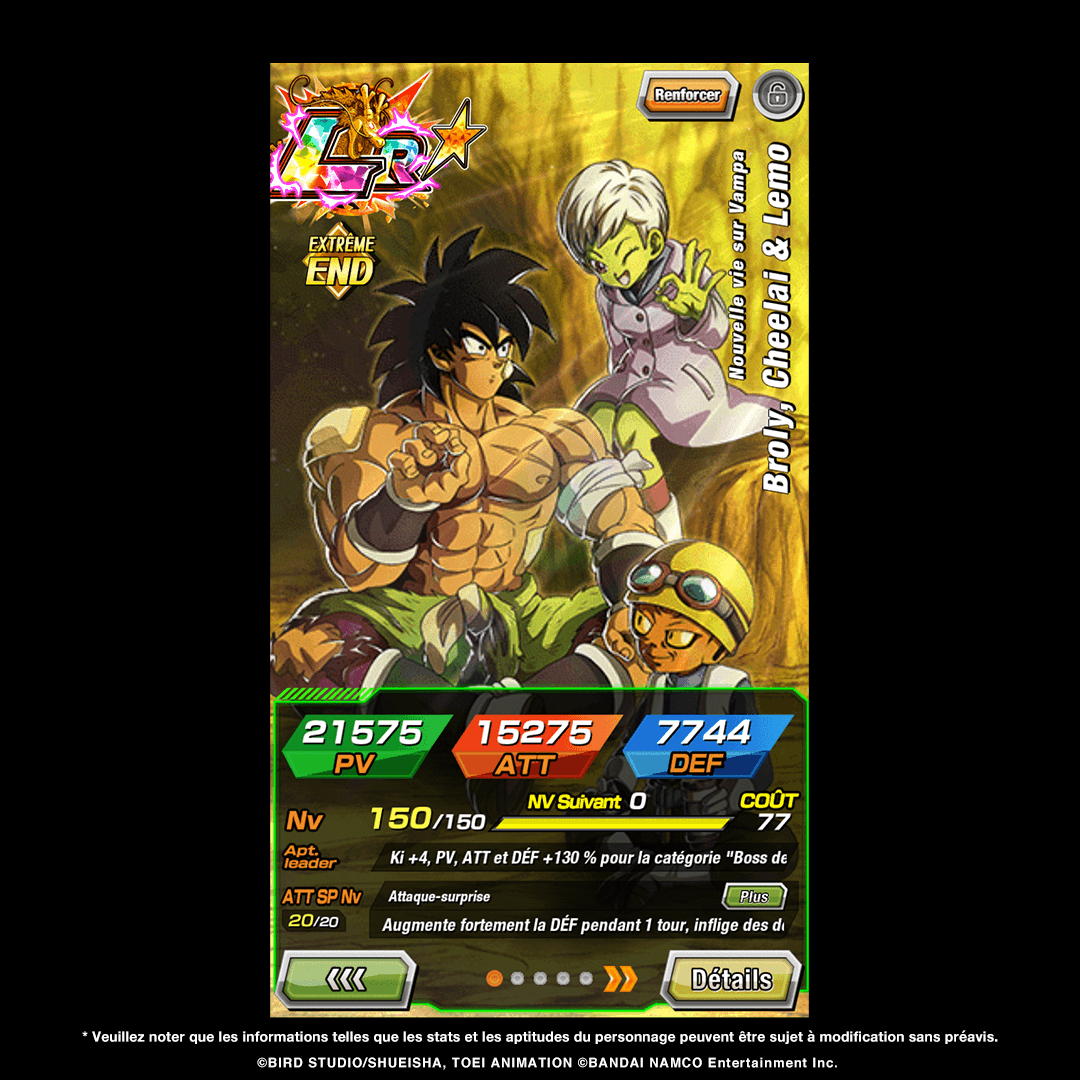 Dokkan Battle : Broly LR END, la nouvelle unité qui va tout cartonner