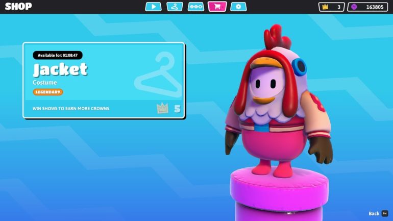 Fall Guys étoffe sa garde-robe avec le skin Bulletkin d'Enter The Gungeon